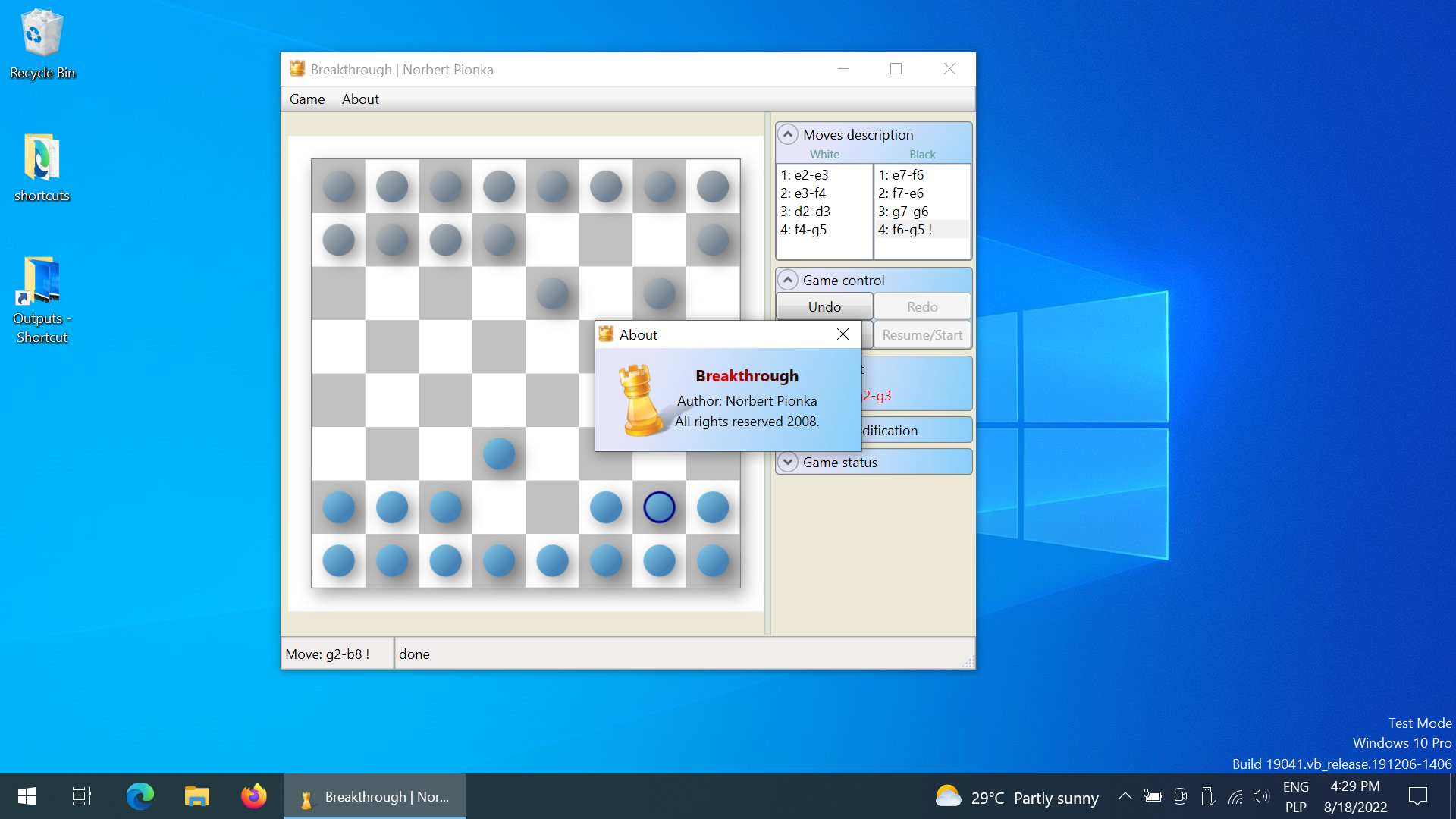 GitHub - norbert-page/breakthrough: Windows GUI app that uses .NET Framework (WPF, WCF) to ...