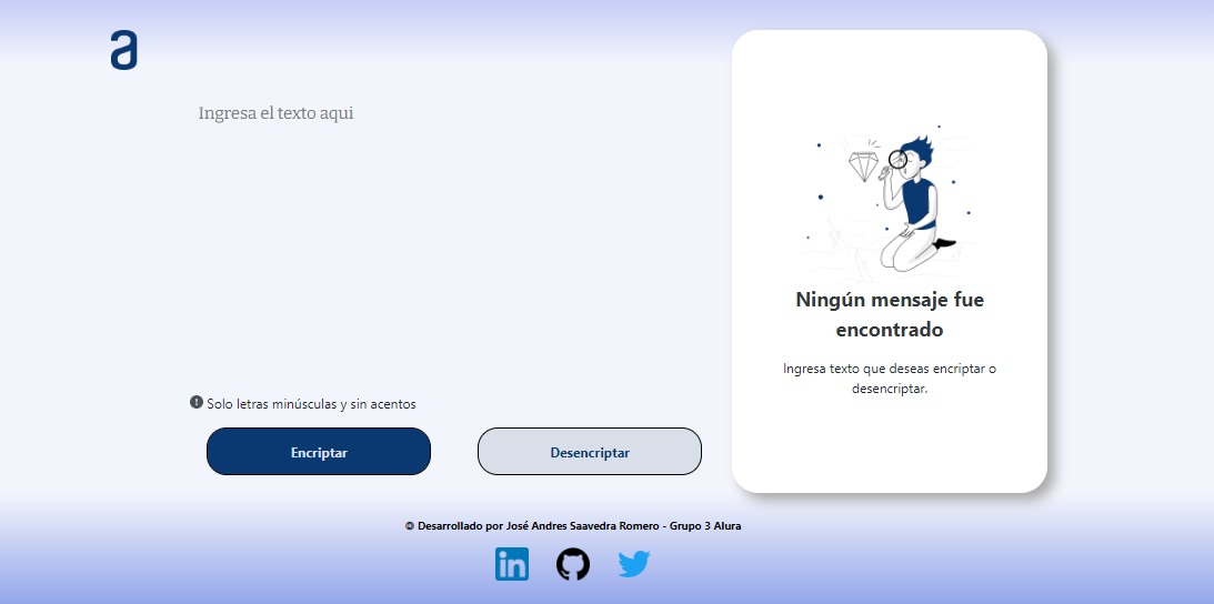 GitHub - Jasr24/encriptadorJasr24.github.io: Repositorio para la vitrina de proyectos para el ...
