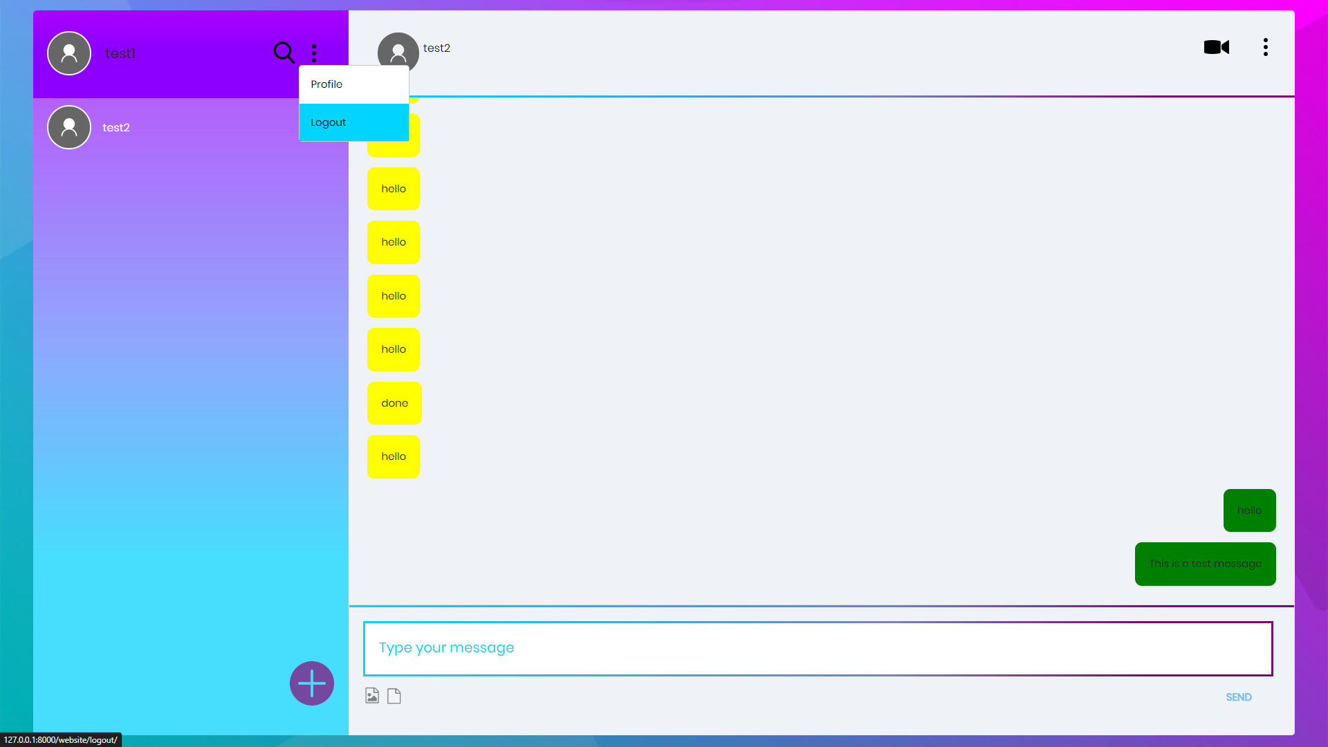 GitHub - sohampatil14/VIChat: A Django based web app for video calling and chatting with people ...