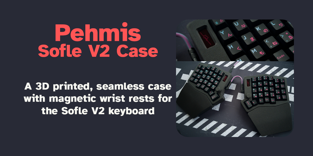 GitHub - Pelicram/Pehmis-Sofle-Case: A 3D printed, seamless case with ...