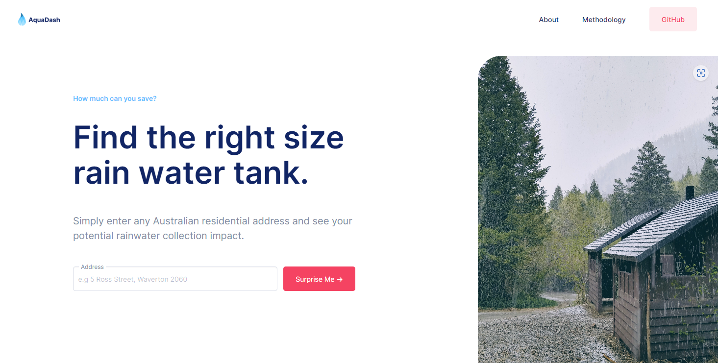 GitHub - aquadash/AquaDash: The official AquaDash repository for GovHack 2022