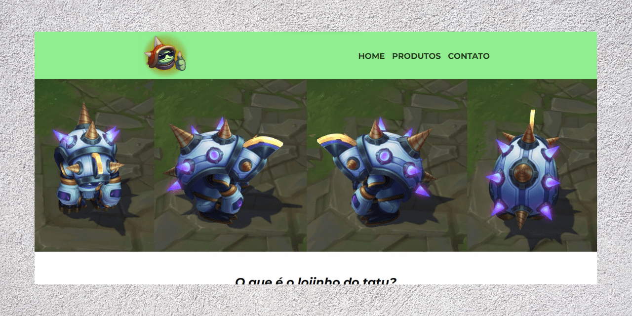 GitHub - pwdbymoral/lojinho-do-tatu