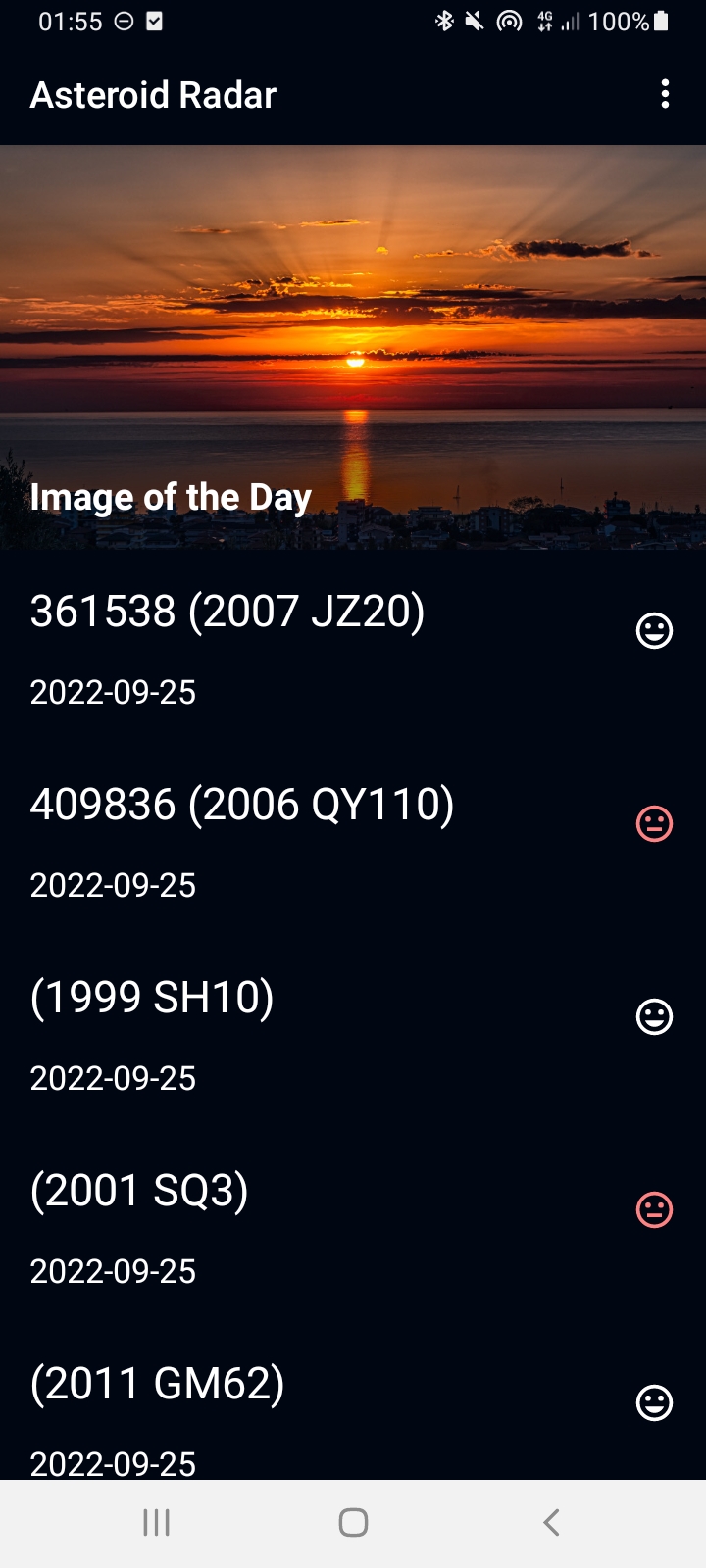 GitHub - ollyontheboard/Asteroid-Radar-Application
