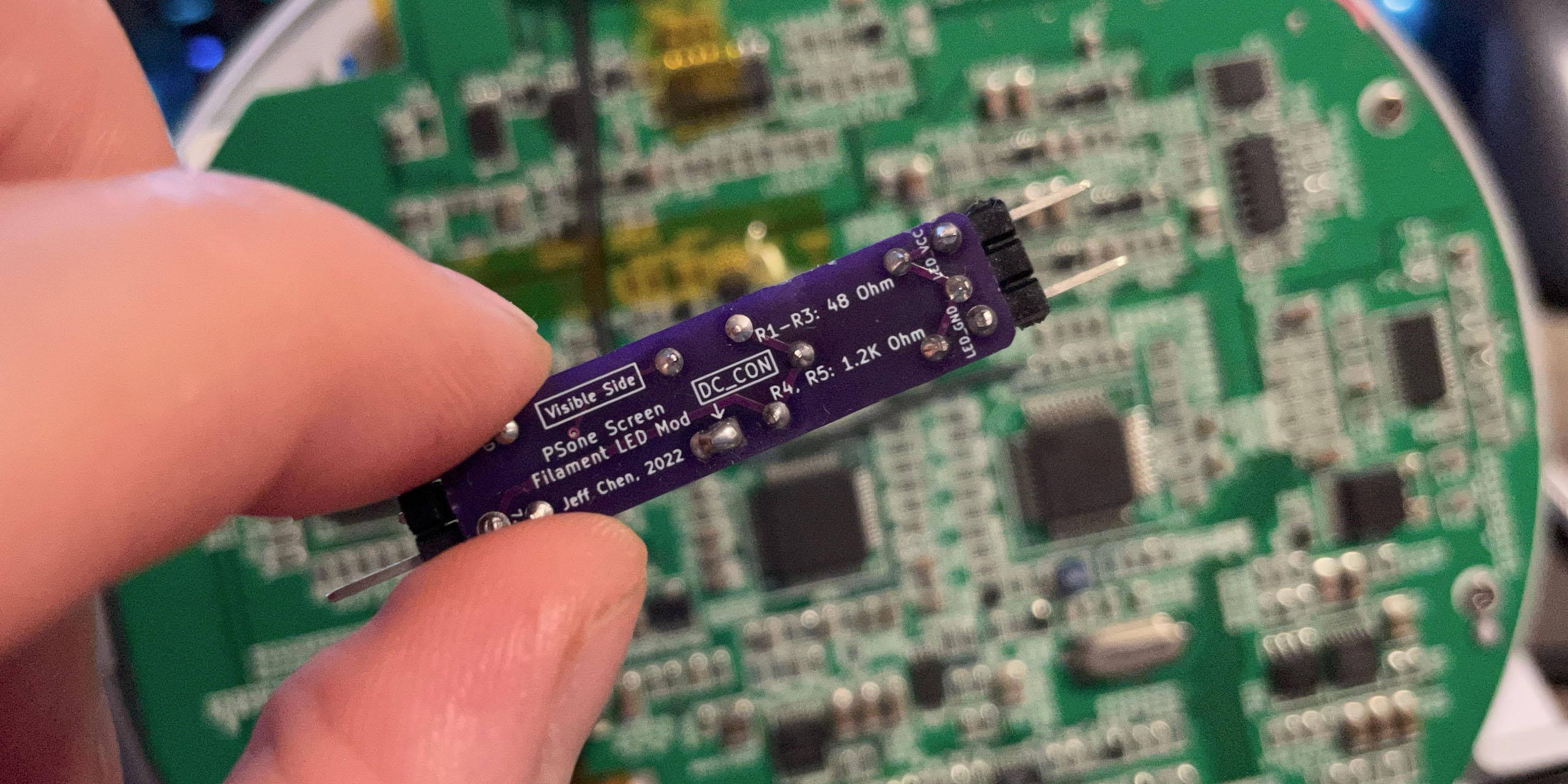 GitHub - jeffqchen/PSone-Filament-LCD-Backlight-Mod: DIY Backlight mod ...