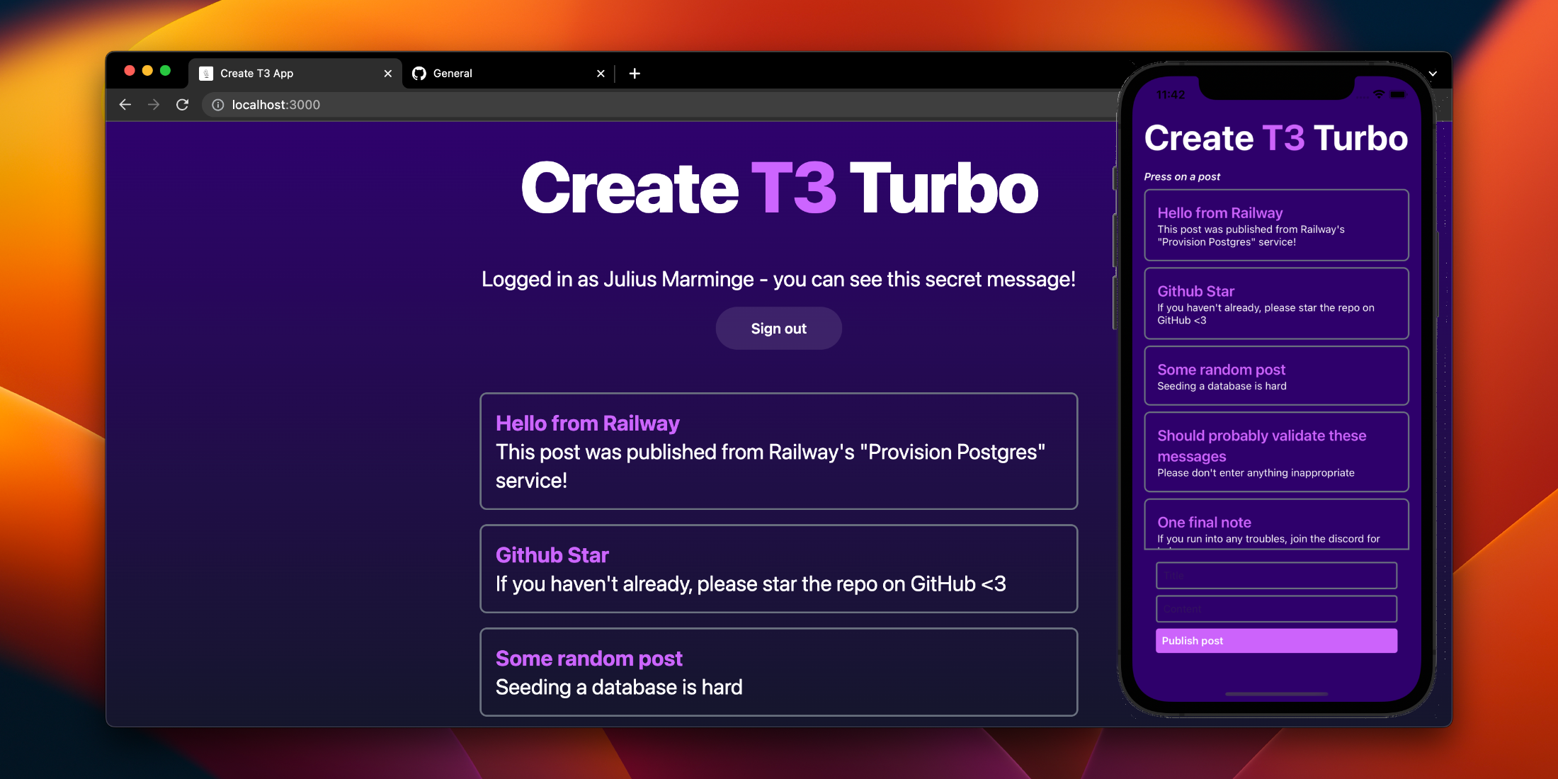 GitHub T3 oss create t3 turbo Clean And Simple Starter Repo Using 