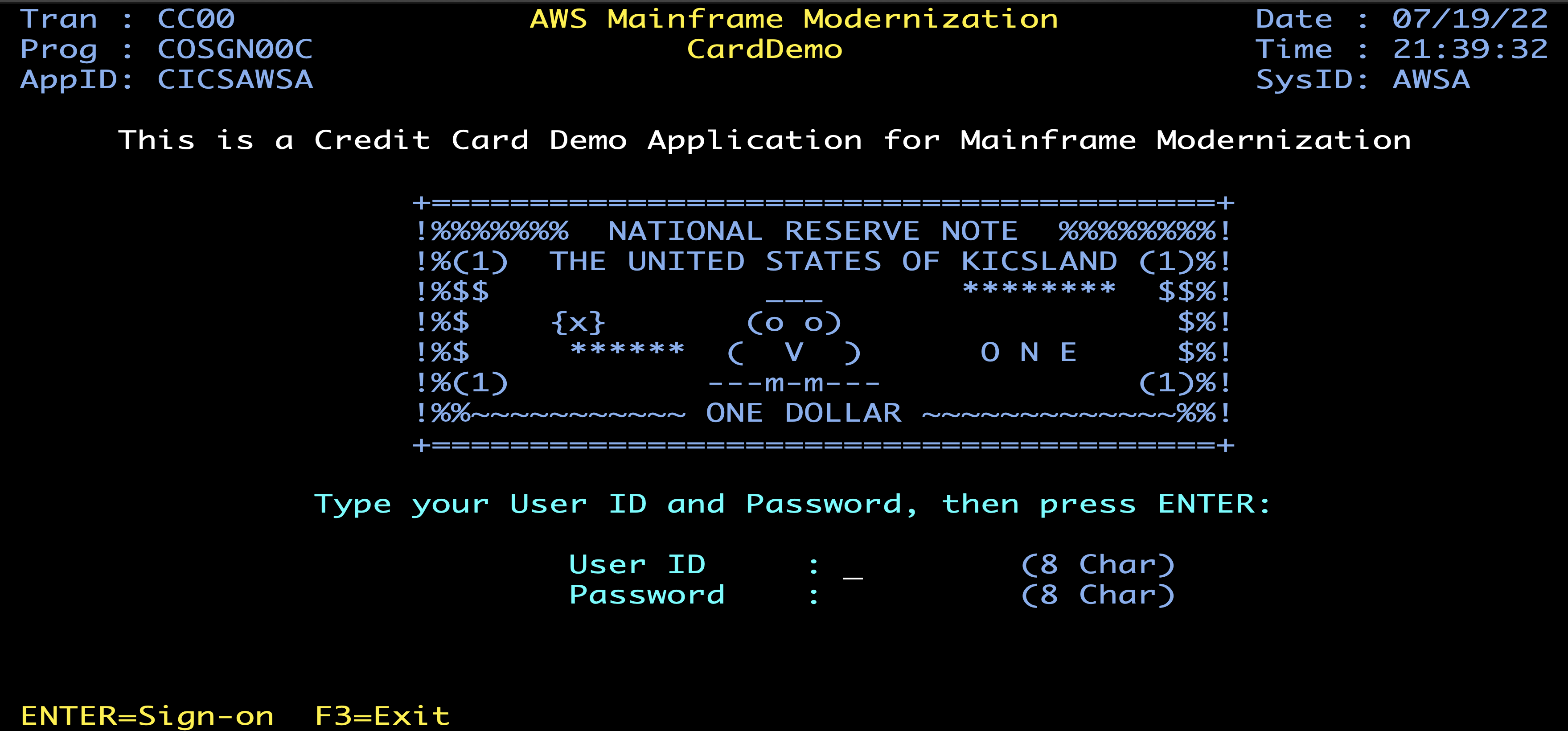 GitHub - aws-samples/aws-mainframe-modernization-carddemo GitHub - aws-samples/aws-mainframe-modernization-carddemo