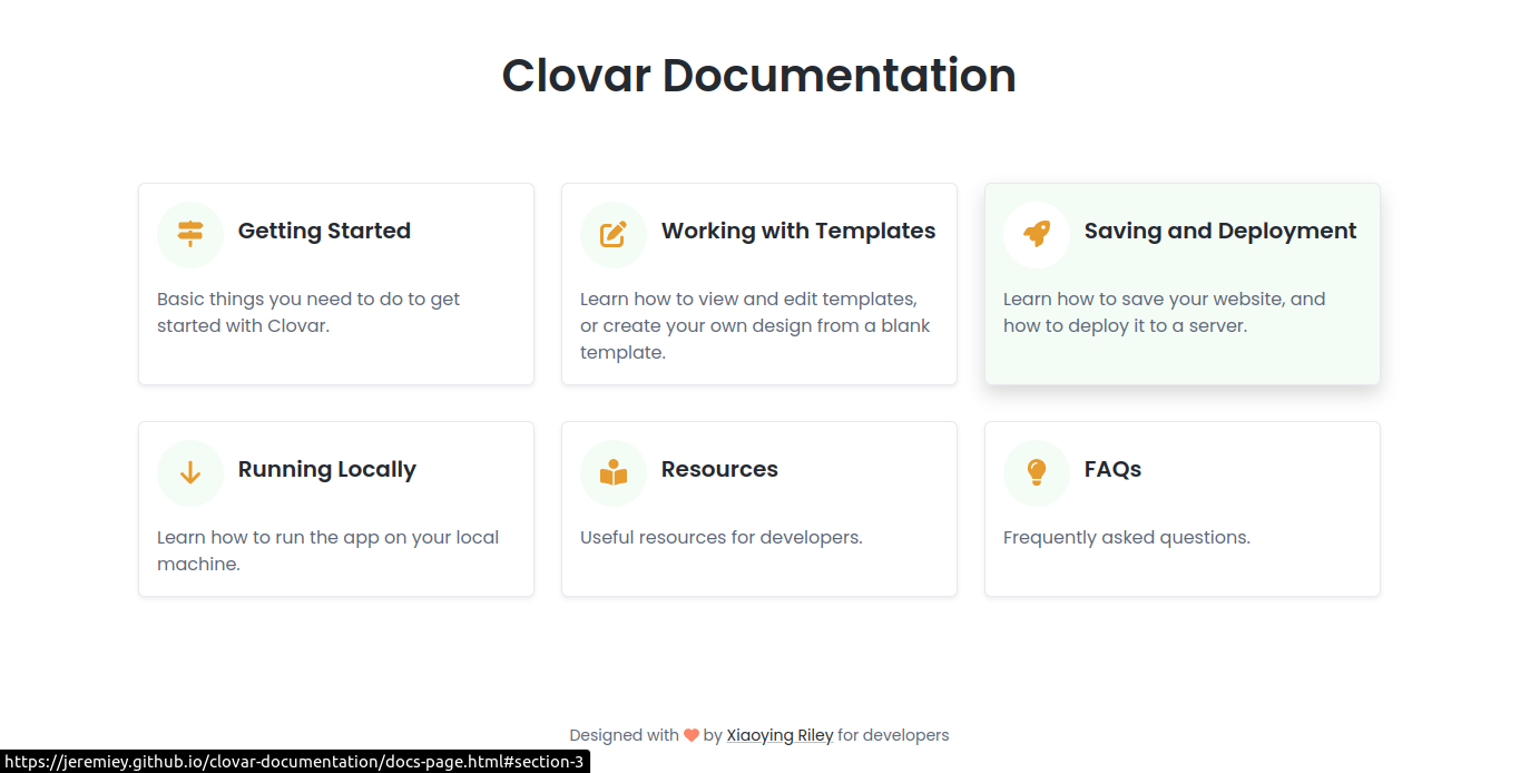 GitHub - zuri-training/clovar-documentation: Documentation for Clovar ...
