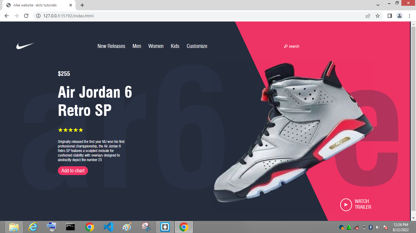 GitHub - skilz101/shoe-landingPage: I saw the UI on pinterest and I ...