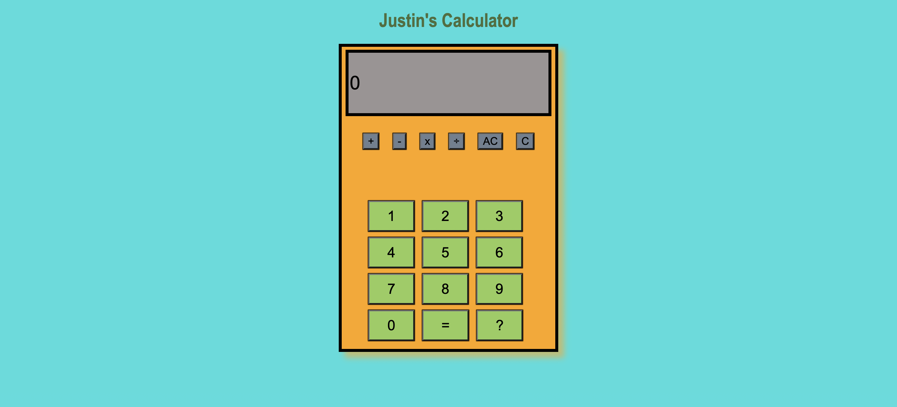 GitHub - Thatmoonman/Calculator