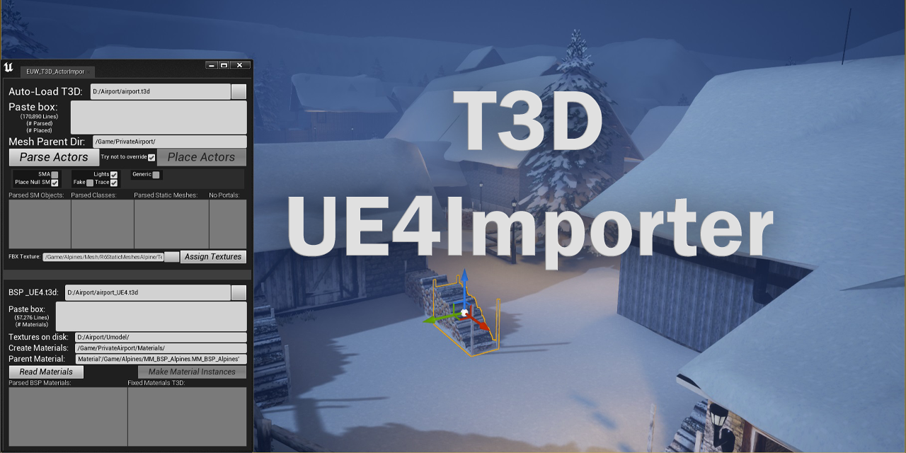GitHub - RareKiwi/T3D_UE4Importer