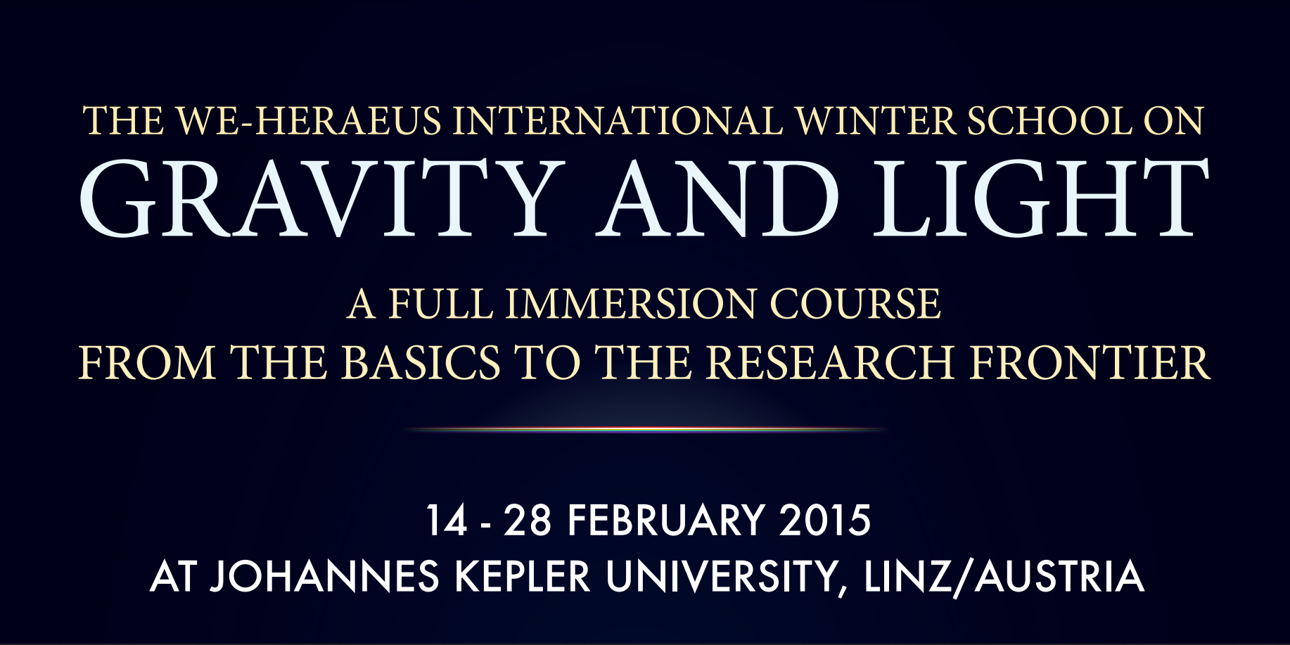 GitHub - vasilysent/Gravity_and_Light_Tutorial_Sheets: The WE-Heraeus International Winter ...