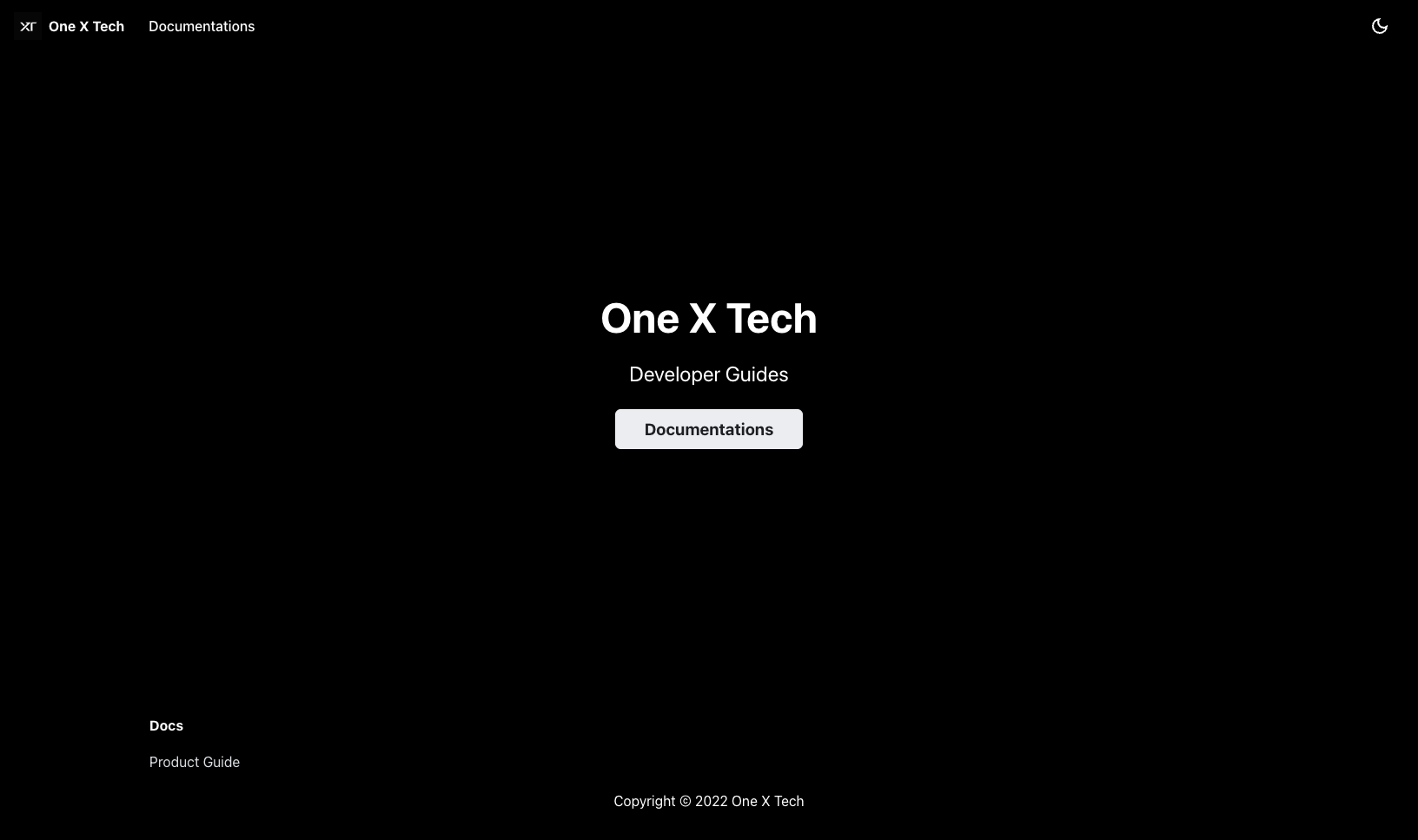 GitHub - onextech/onex-dd: Developer Documentation