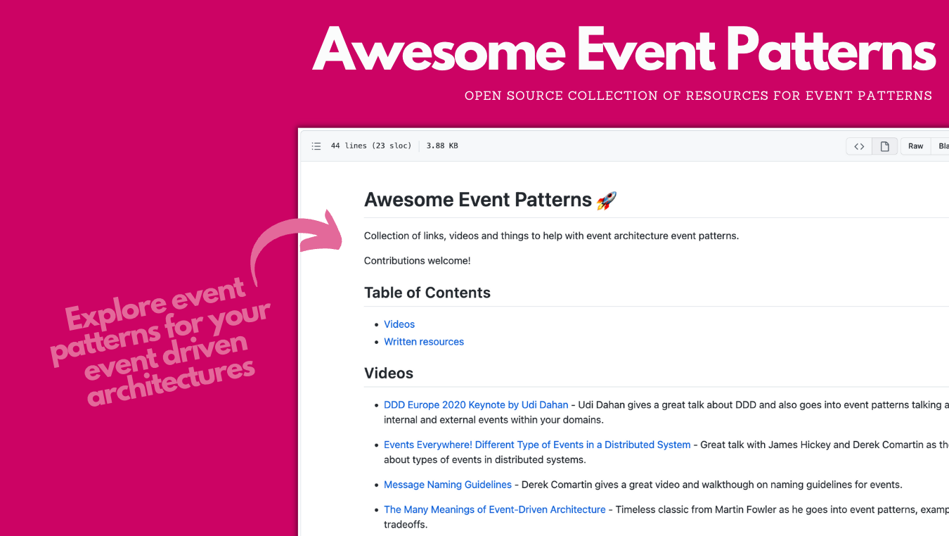 GitHub - boyney123/awesome-event-patterns: Personal collection of links ...