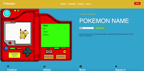 GitHub - cjdenny/pokedex: A pokedex with API integration
