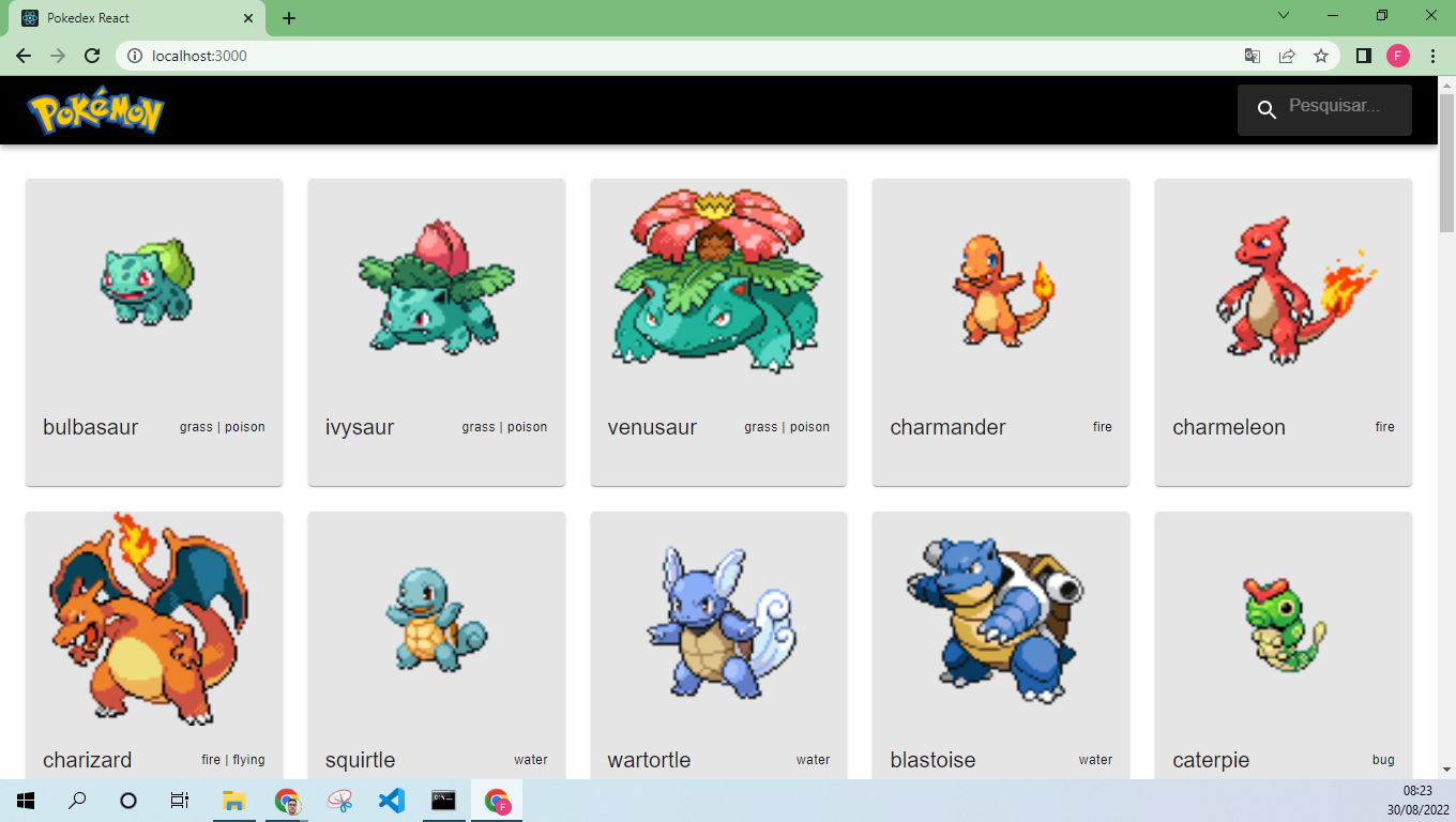 Github Ravifel Pokedex React Js Project For Pokémon Research Using The Api