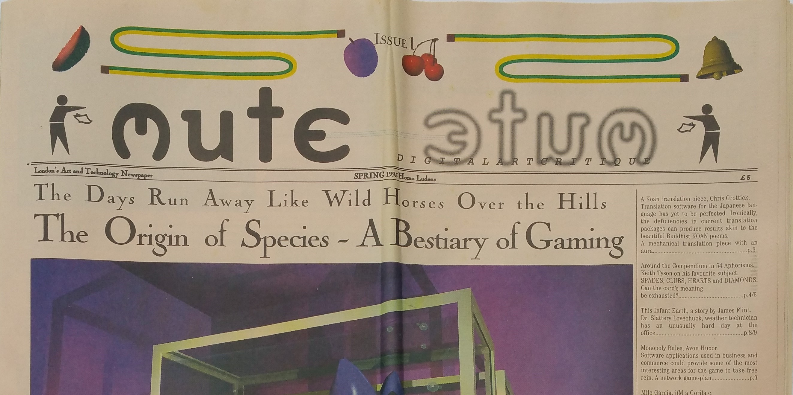 GitHub - Mute-Publishing/mute-magazine-01-1995: Mute Vol 1, No. 1 - Homo Ludens, 1995-05, ISSN ...