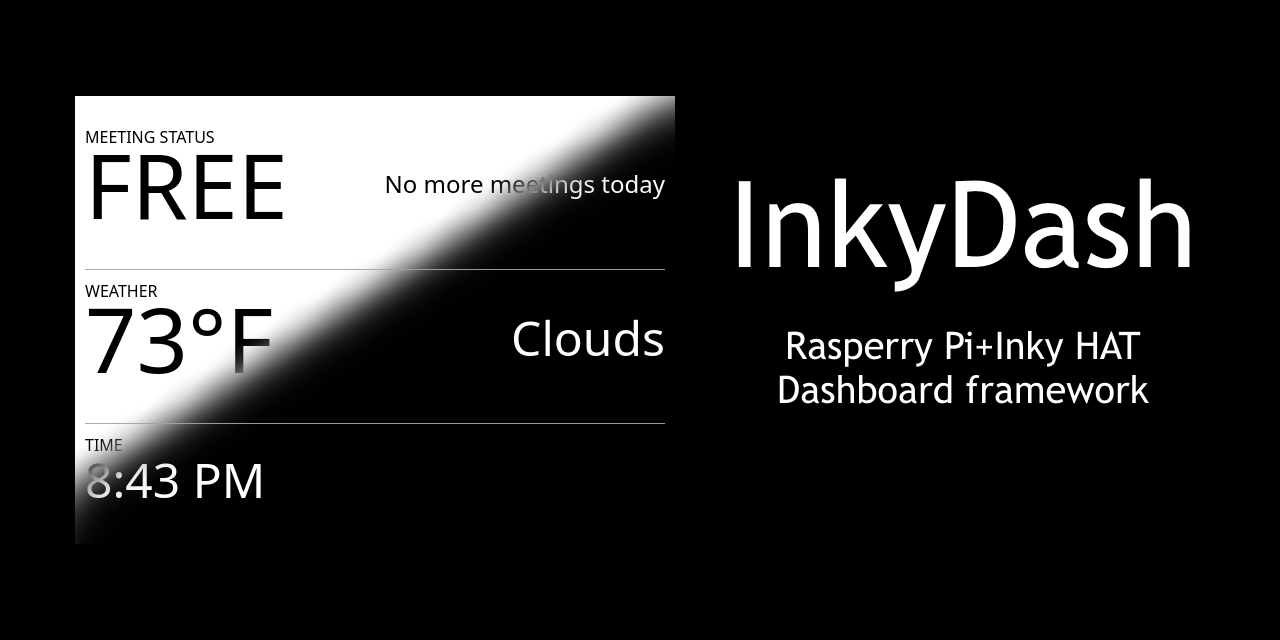 GitHub - clairesrc/inkydash: Raspberry Pi HUD/dashboard framework