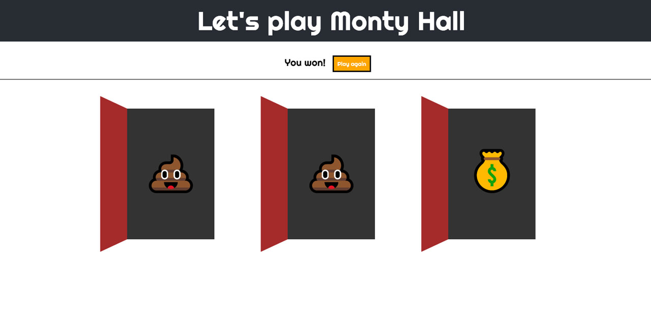 GitHub - KatherineOracle/MontyHall: A fun game of chance and ...