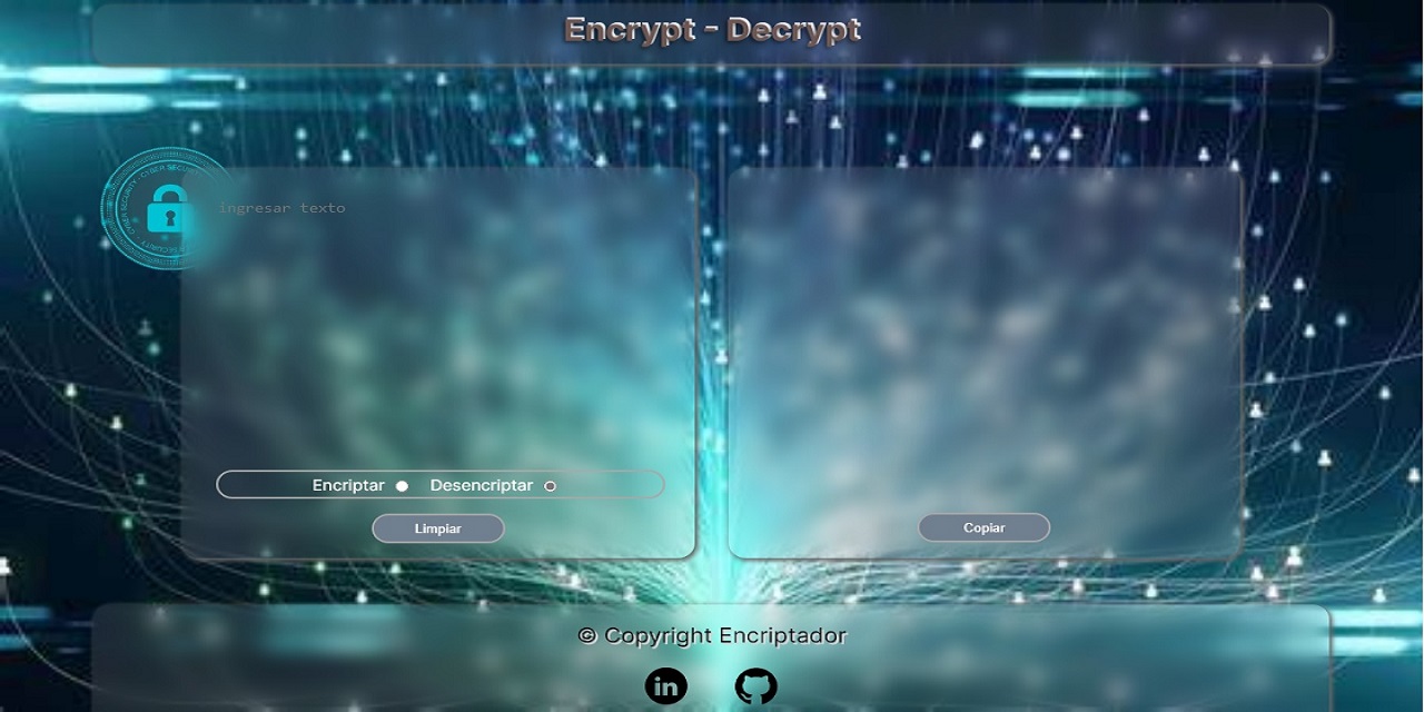 GitHub - FabioBustosSJ/ch1_variante: Variante encriptador Alura, encripta al tipear cada palabra.