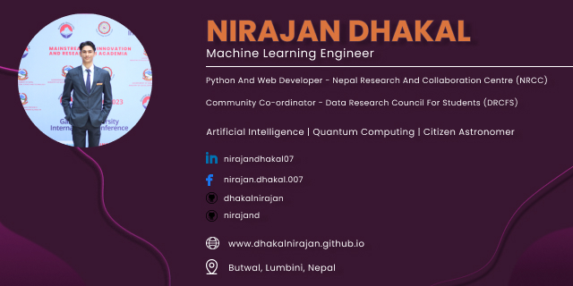 GitHub - dhakalnirajan/dhakalnirajan