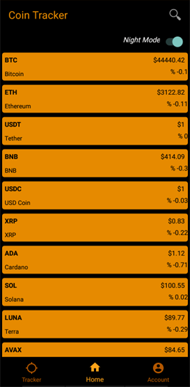 GitHub - csPulan/Coin-Tracker: A Coin Tracker where it gives info on current cryptocurrency ...