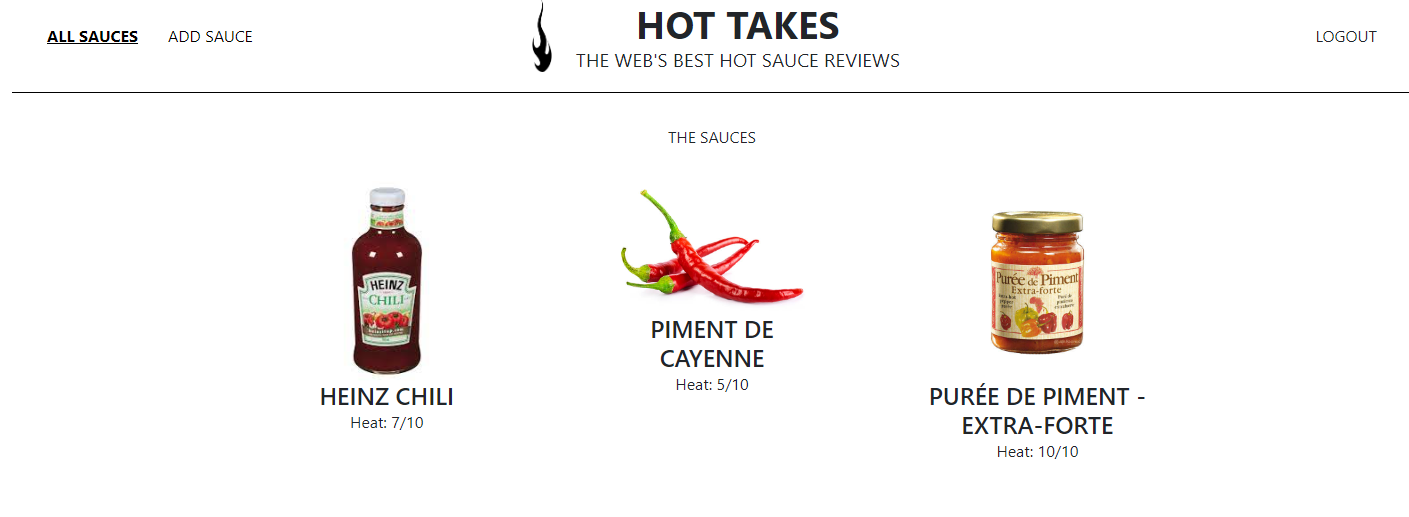 GitHub - Jb-Dev-Couturier/Piquante: Voici le P6 de la formation OPC creation d'un back end en ...