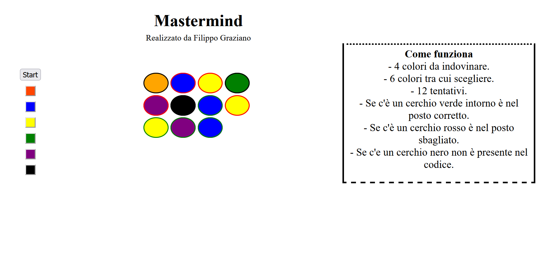 GitHub - Grax03/Mastermind: Gioco Mastermind scritto in Javascript