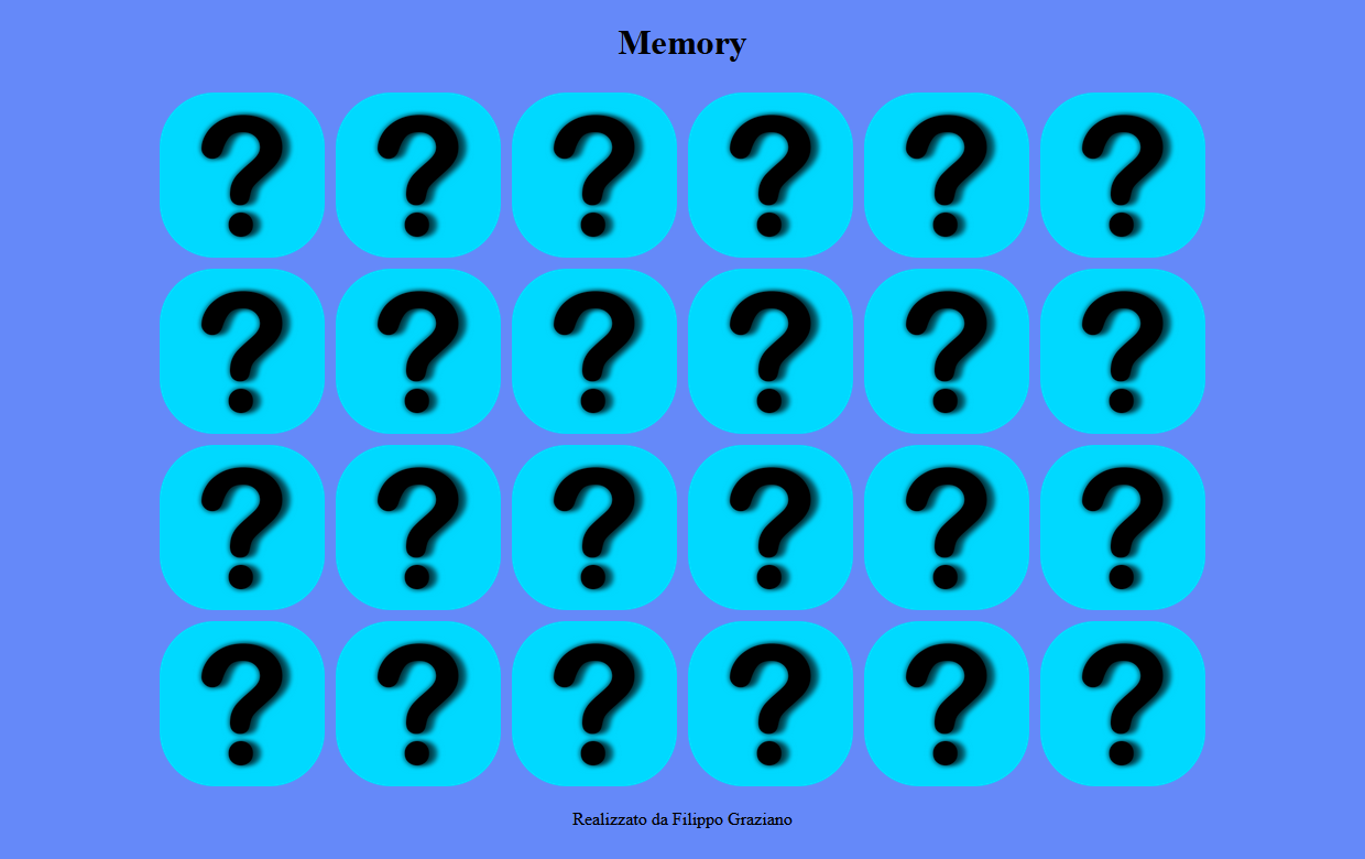 GitHub - Grax03/Memory: Gioco del memory in Javascript