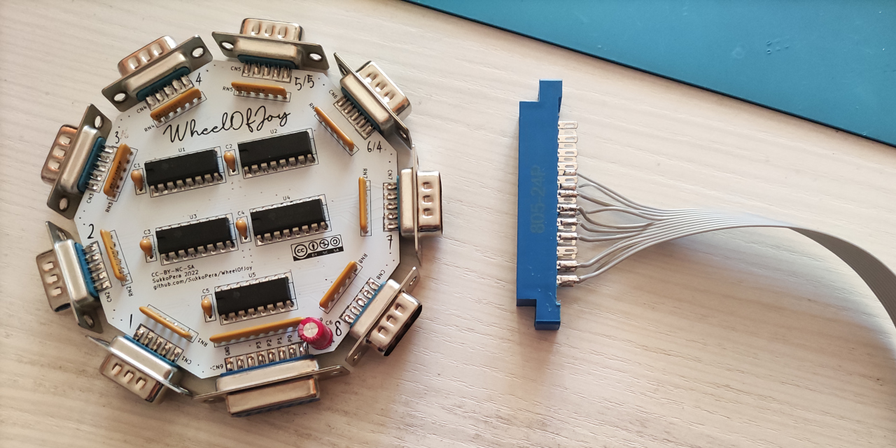 GitHub - SukkoPera/WheelOfJoy: 8-player joystick adapter for the ...