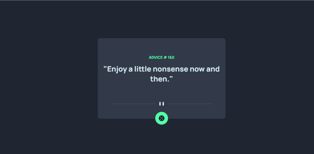 GitHub - CreatorLZ/advice-generator