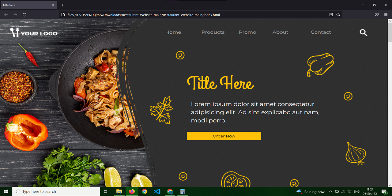 GitHub - dujmenovicA/Restaurant-Website: This repository is used to store Restaurand website files