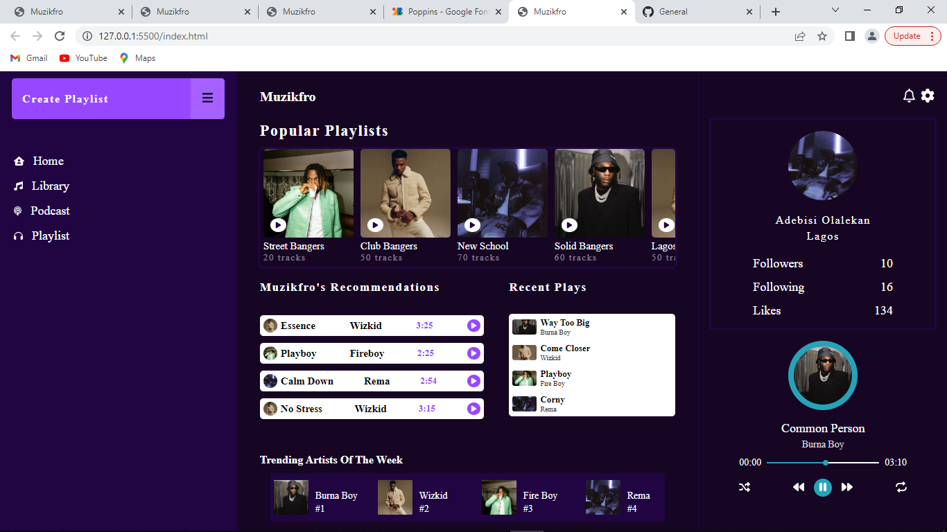 GitHub - Brotherife/Muzikfro: An online Music Web App
