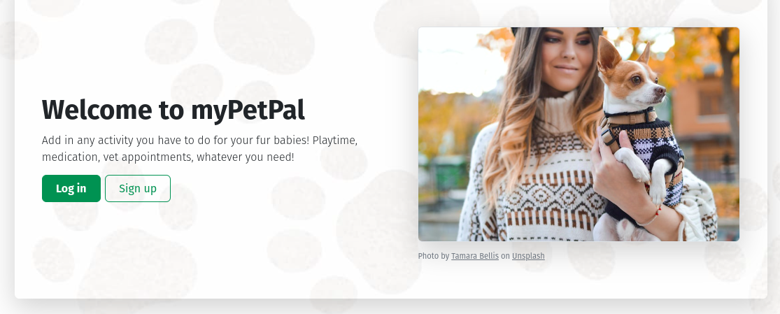 GitHub - valerievozza/myPetPal: Taking care of our pets is a lot of work! Use this app to keep ...