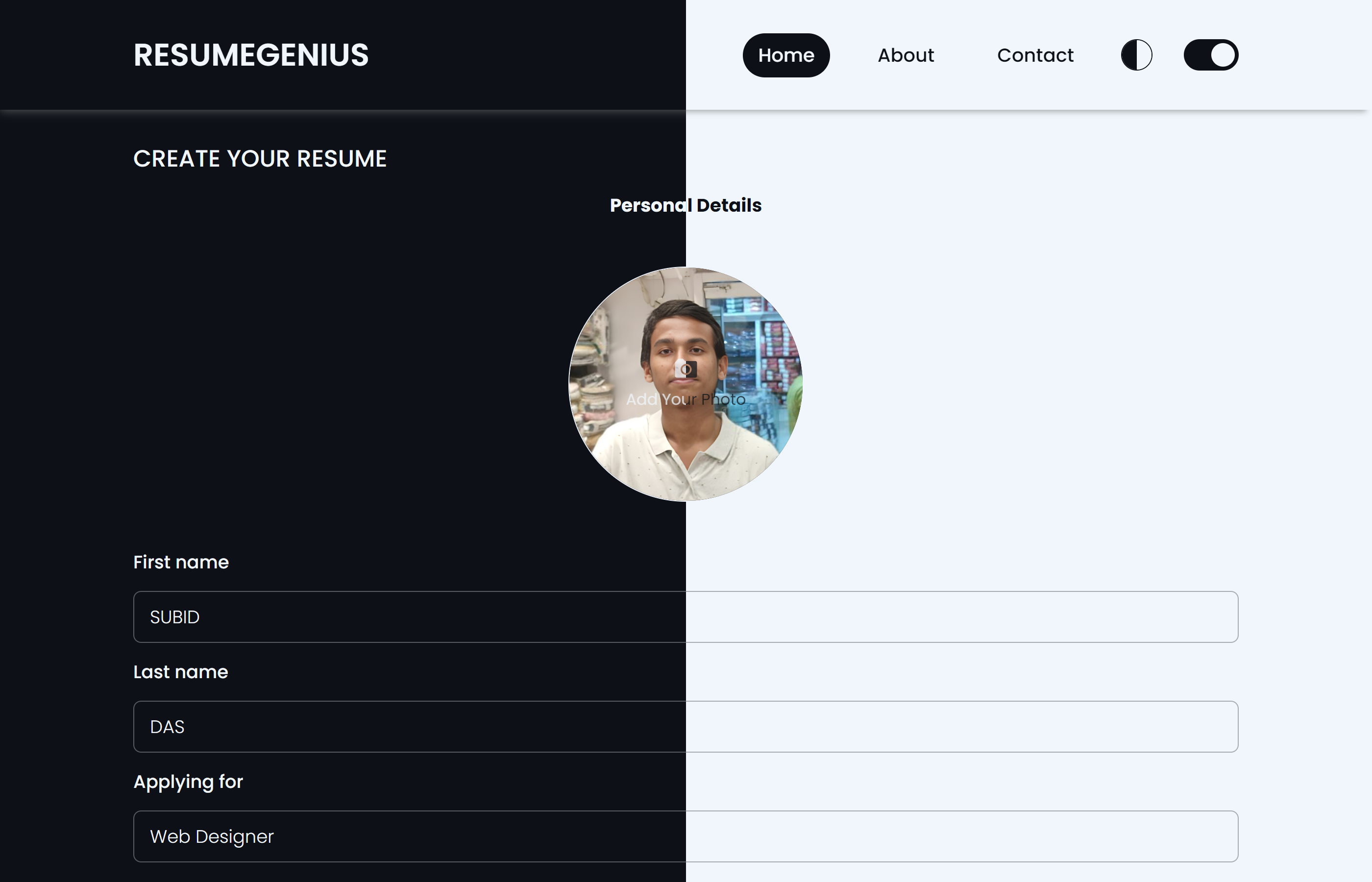 GitHub - devsubid/Resume-Builder: Build Resume for you which can be ... GitHub - devsubid/Resume-Builder: Build Resume for you which can be ...