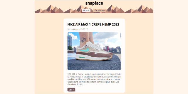 GitHub - Marion-Harreguy/project-angular: Création d'une app "Snapface" présentant les dernières ...