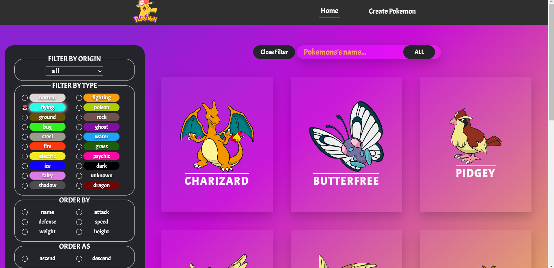 GitHub - nangonz/Pokemons-SPA