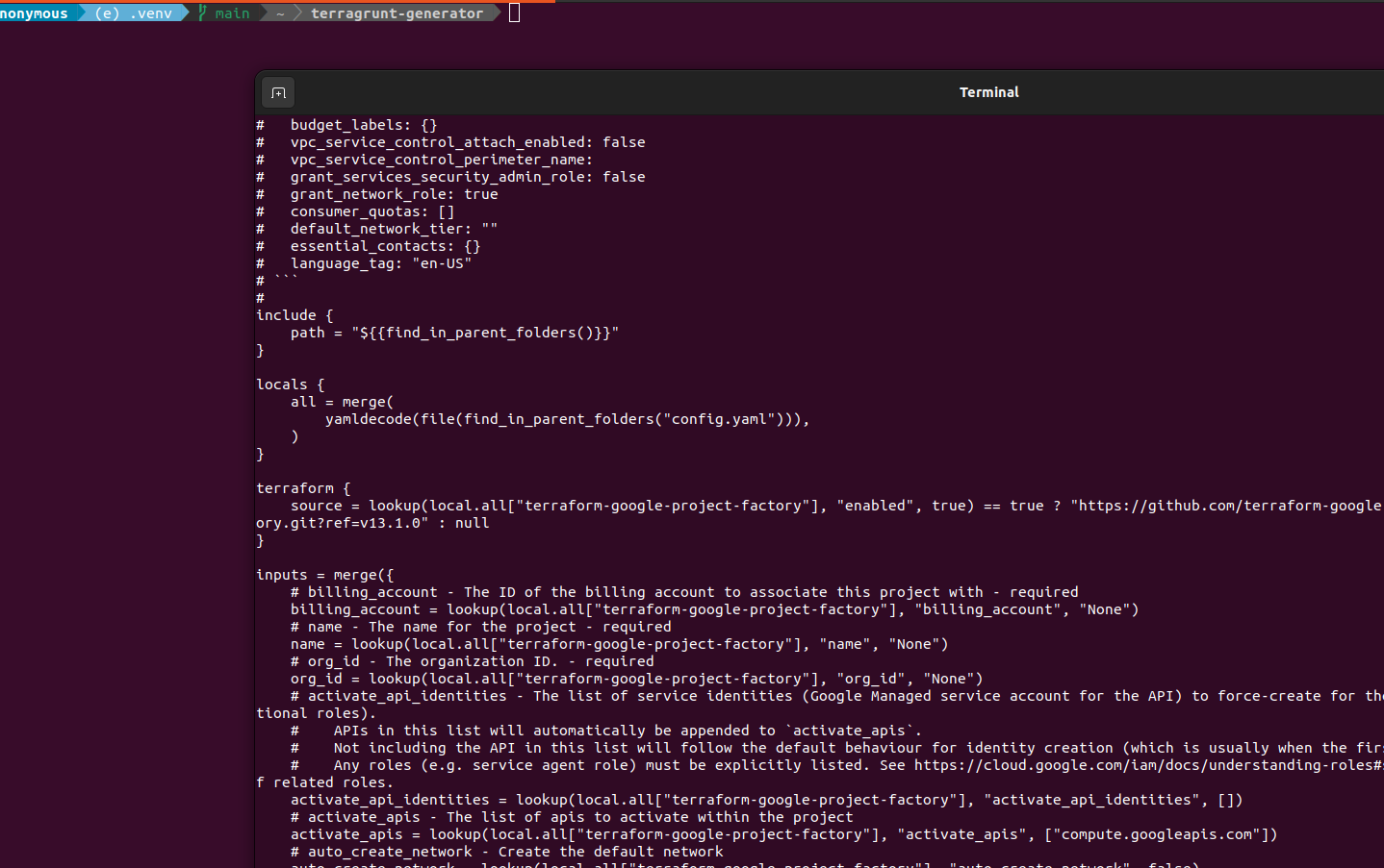 Github Goabonga Terragrunt Generator Terragrunt Generator Provide A Way To Generate A