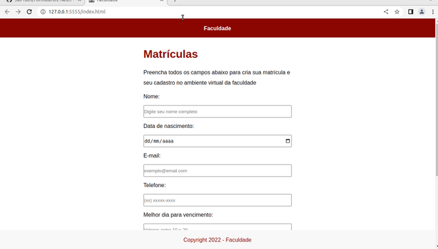 GitHub - Jair1809/Formularios: Neste repositório estou apresentando alguns formulários feitos ...