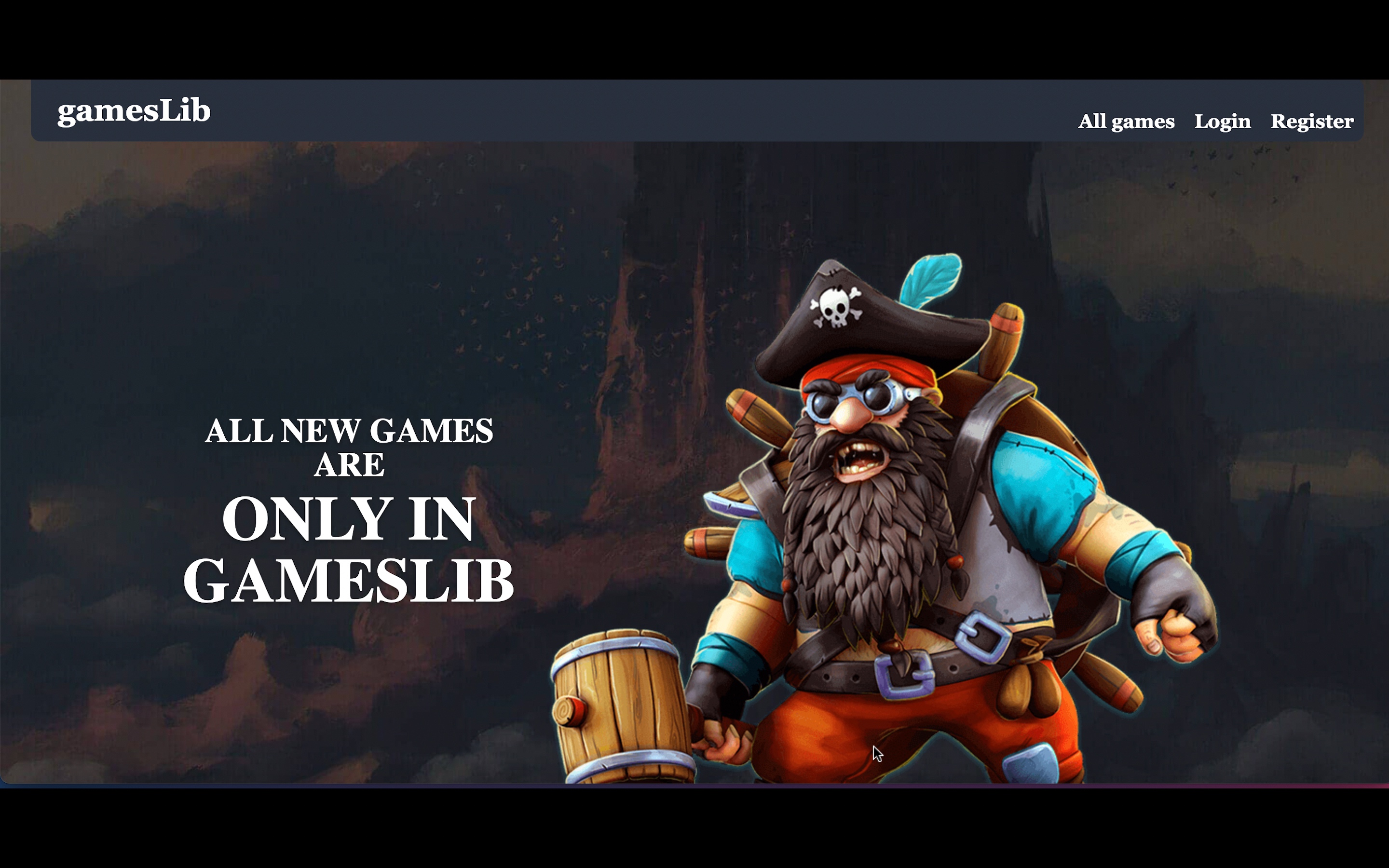 Github Stefpetrov Games Library React This Is A Game Library App