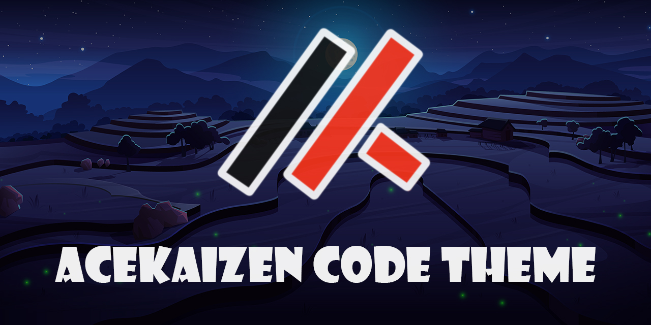 GitHub - aryankashyap7/AceKaizen-Code-Theme: A dark vs-code theme made ...