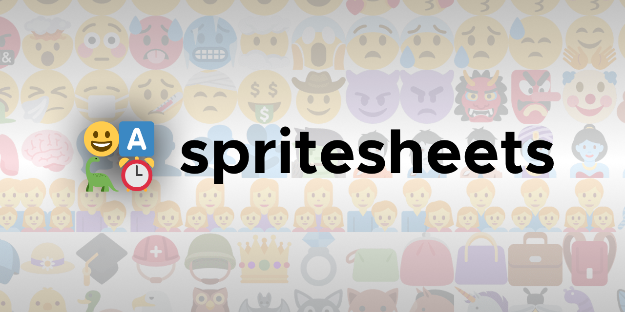 GitHub - bignutty/spritesheets: Generates emoji spritesheets