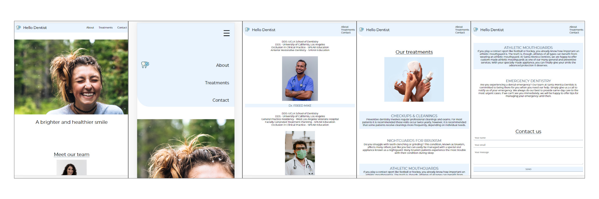 GitHub - Tanaya16/Dentist-website-clone: Made this website clone of a dentist clinic using Html ...