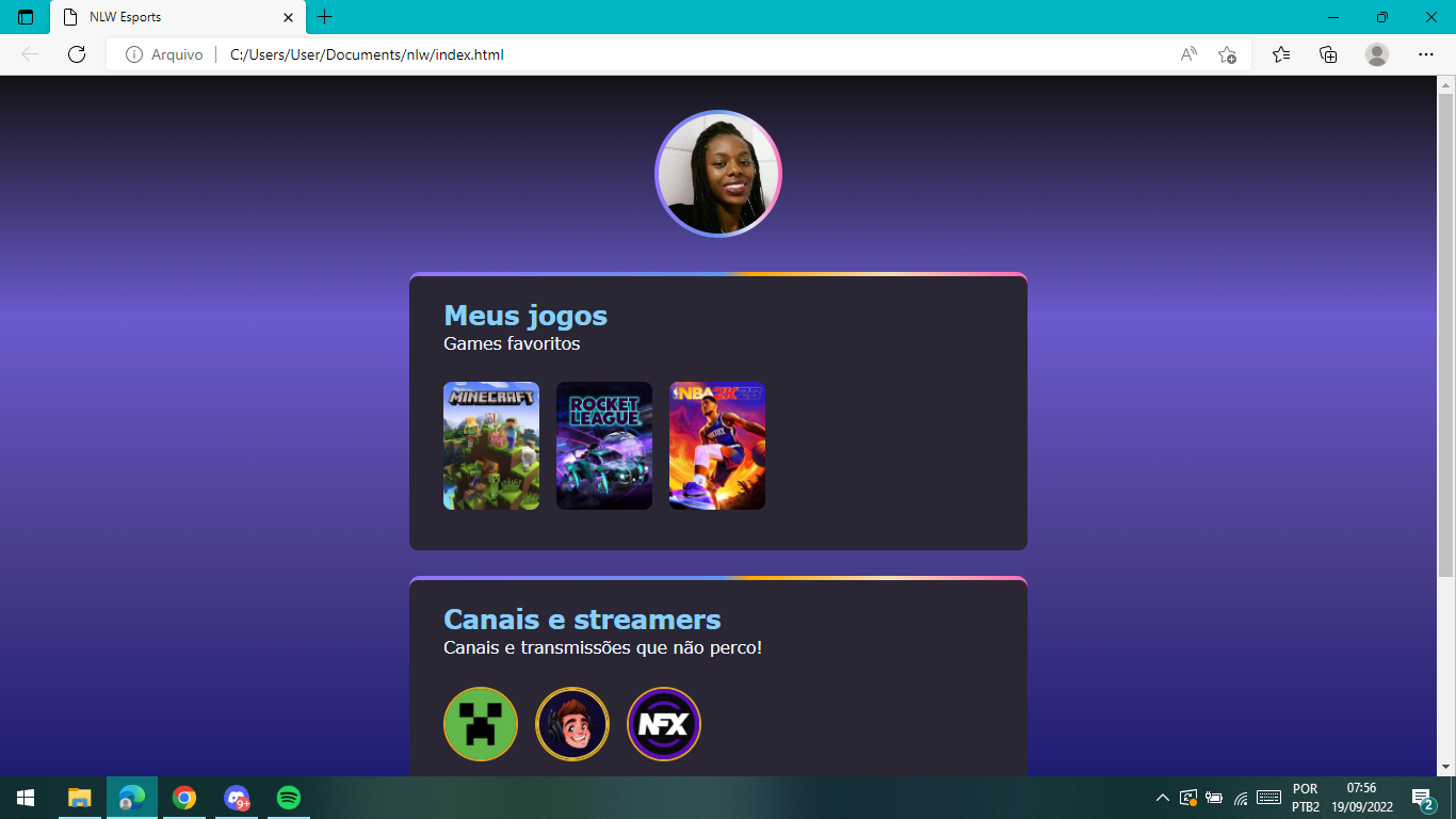 GitHub - HarukaIonaSao/nlw-next-level: Lista de jogos e canais de stream com efeitos de hover ...