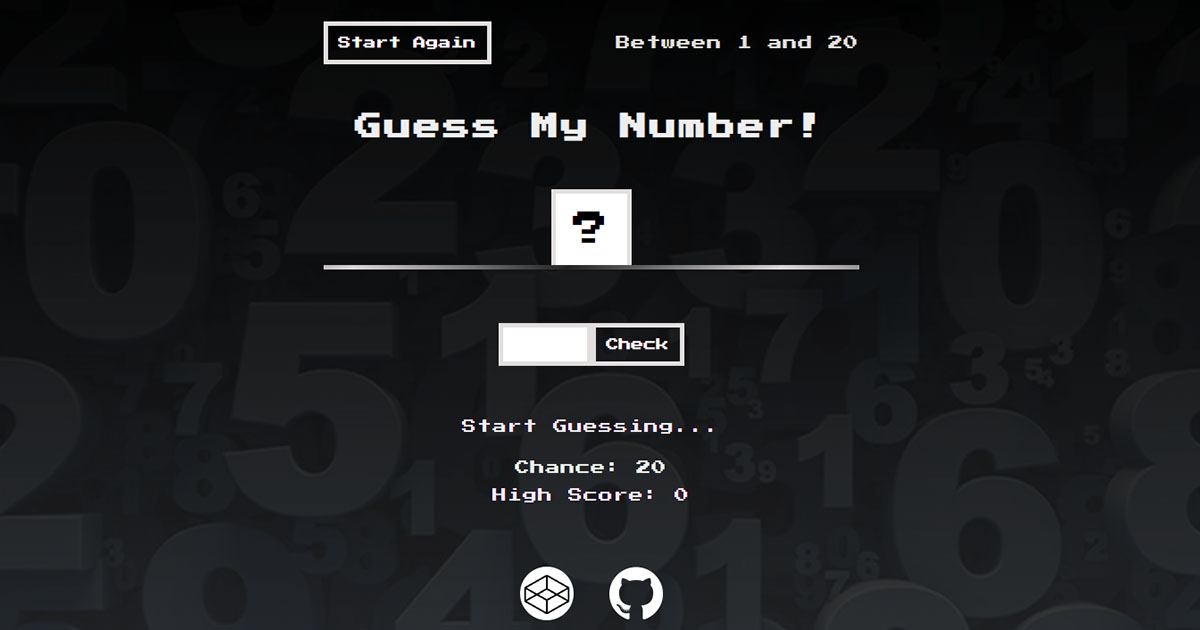 GitHub - arsen-nazaryan/guess-the-number: JavaScript game: Guess The Number