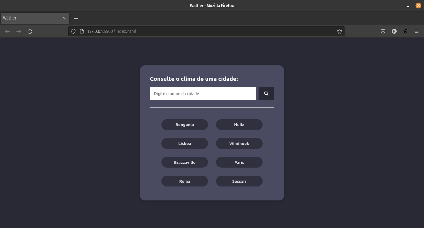 Github Nicolaualfredo Weather