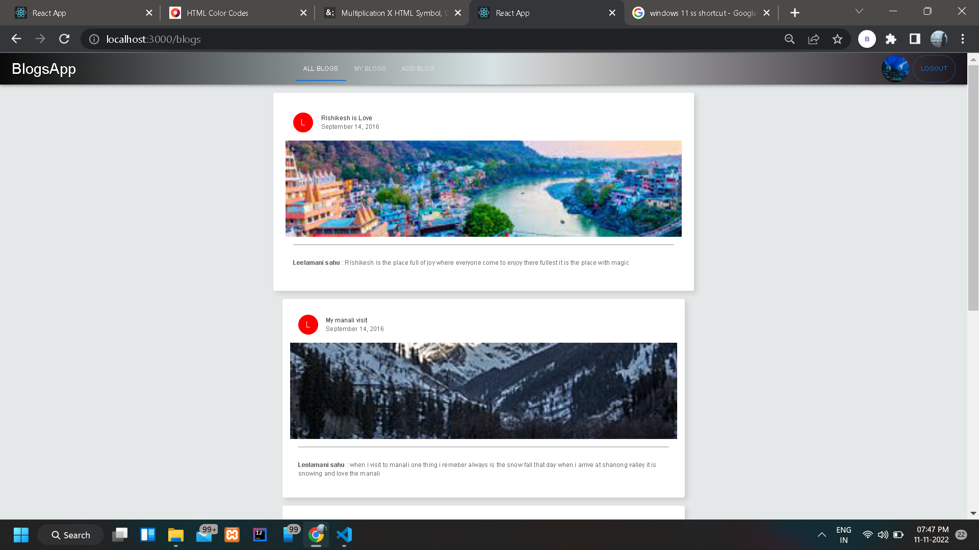 GitHub - HarshDewangan24/BlogApp