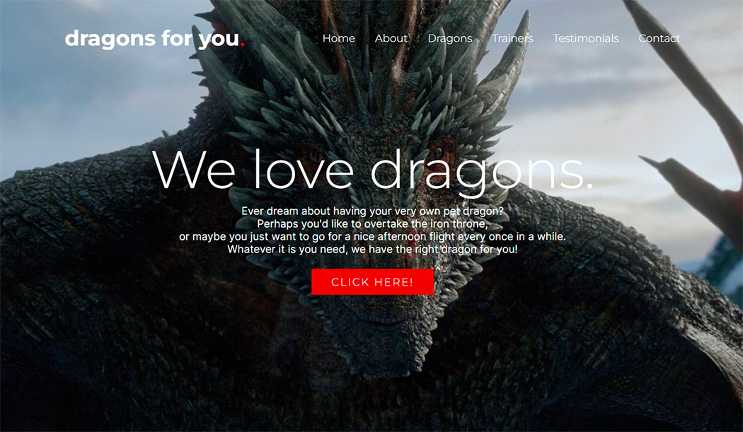 GitHub - mariak-fla/dragons-for-you: First attempt at a responsive website.