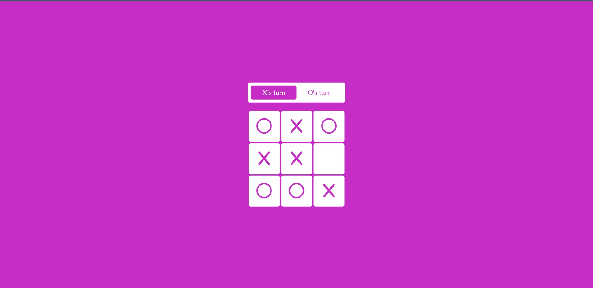 GitHub - Rhaegar121/Tic-Tac-Toe: Tic Tac Toe is a simple and classic game that is played on a ...