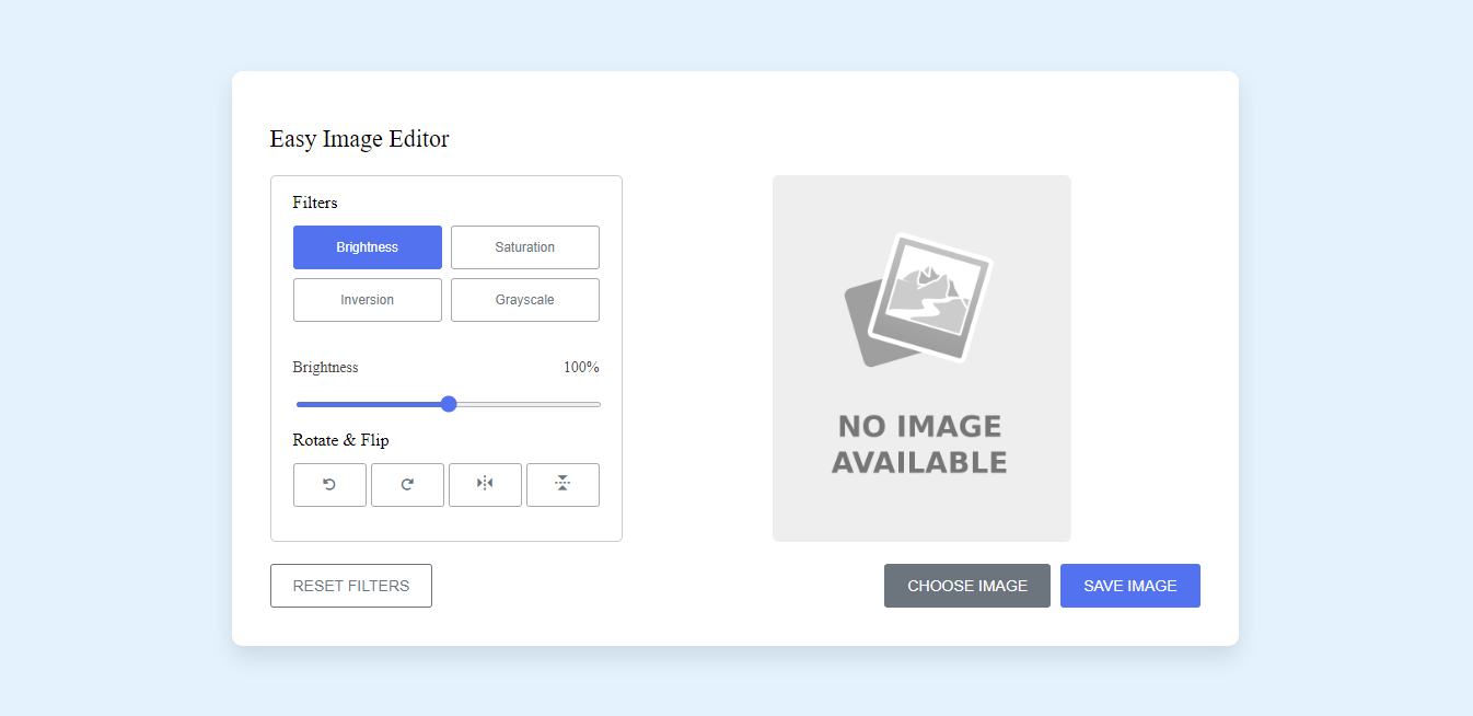 GitHub - Dominicmburu/simple-image-editor