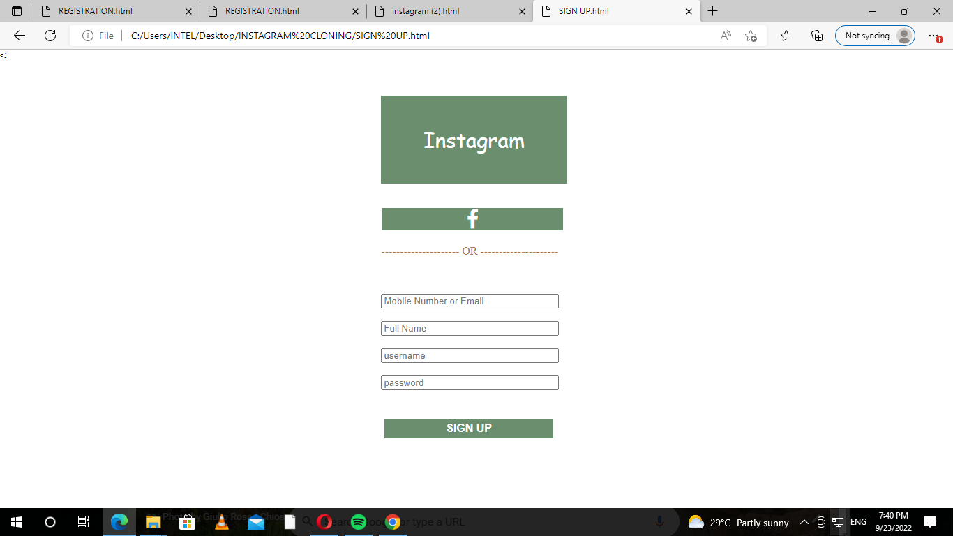 GitHub - sandytwilight/instagram-login-sign-up-page: this project based ...